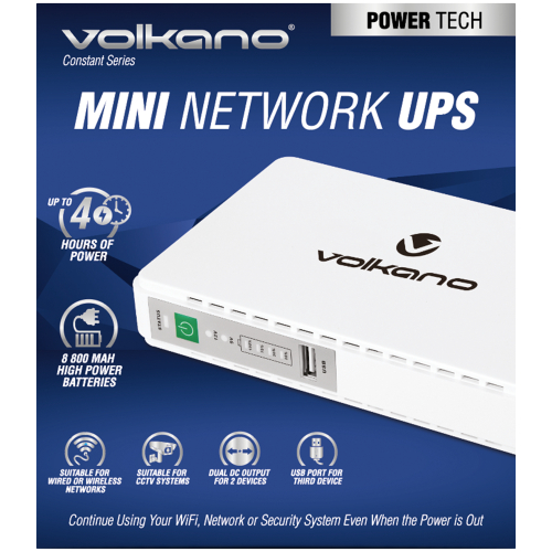 Volkano Constant Series Mini UPS 8800 mAh (White) Volkano Constant Series Mini UPS 8800 mAh (White)